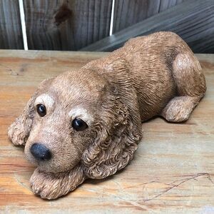 Sandicast | Art | Vintage Sandicast Large Blonde Cocker Spaniel Puppy ...
